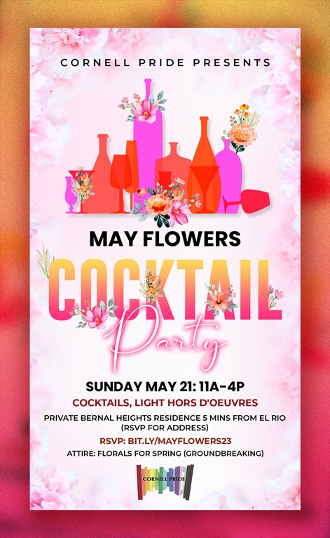 Cornell Pride - : [Cornell Pride]: May Flowers Cocktail Party - SF