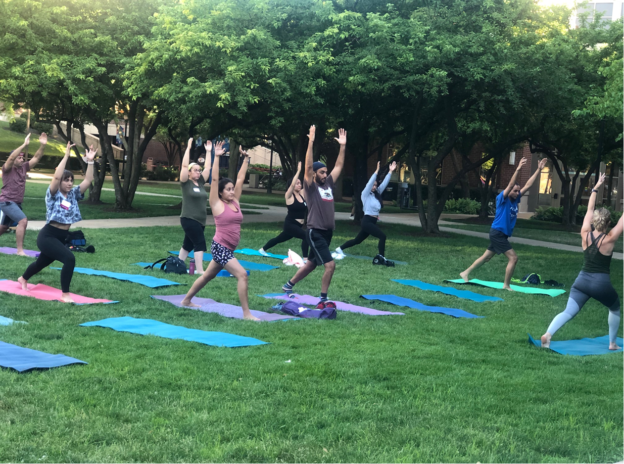 DePaul University Alumni - Latinx Alumni Chapter: Outdoor Yoga on The Quad