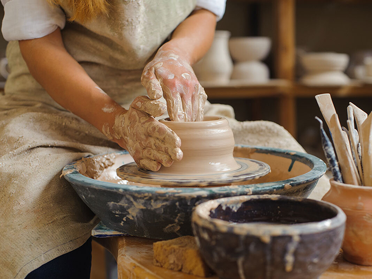 DePaul University Alumni - Spinning Wheel Pottery Class